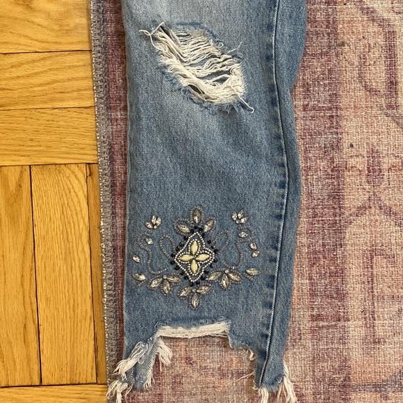 Zara | Jeans | Zara Jeweled Jeans | Poshmark